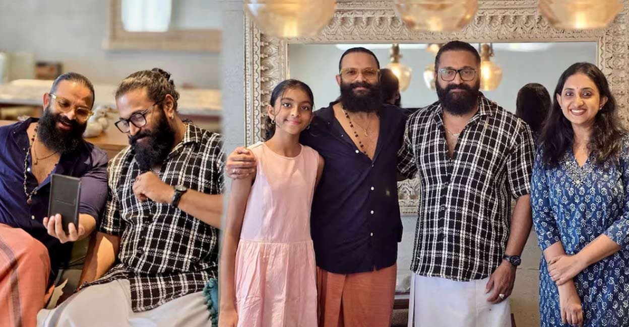 Rishab Shetty celebrates Kantara’s success at Jayasurya’s home | Onmanorama