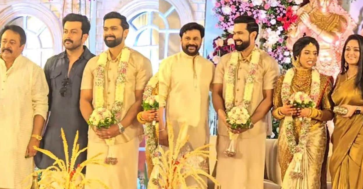 Dileep, Kavya Madhavan attend actor Ramu’s daughter Amritha' star ...