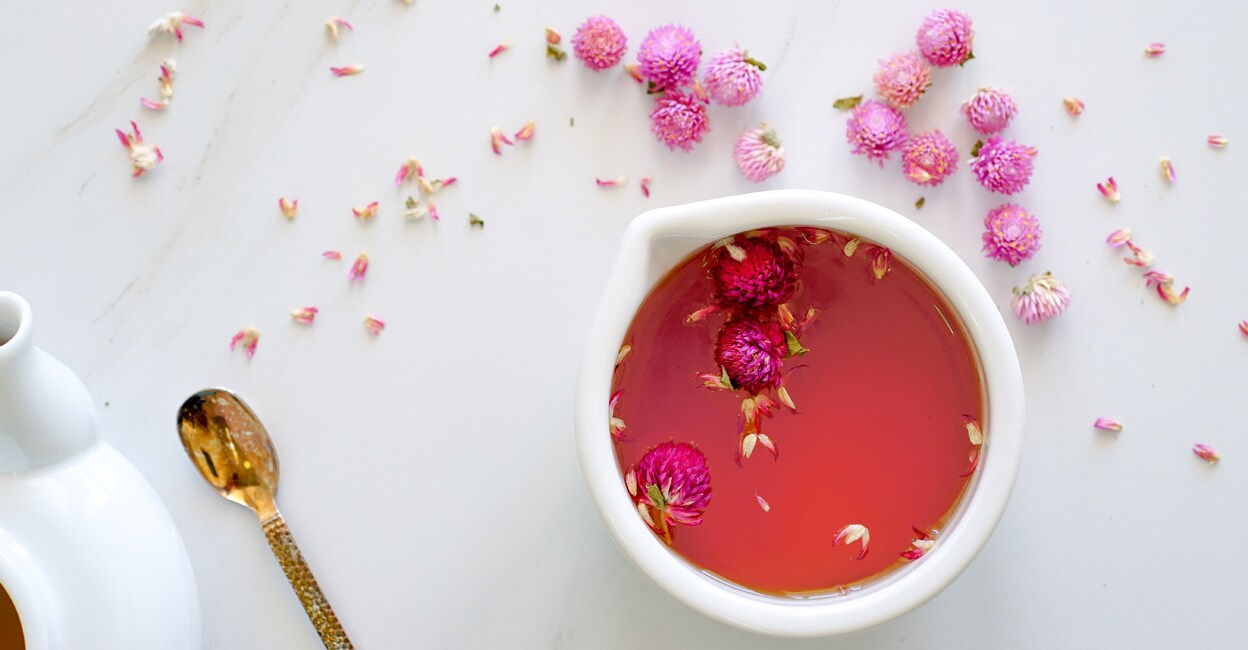 Grab a bunch of Vadamalli from your garden and make this pretty pink tea