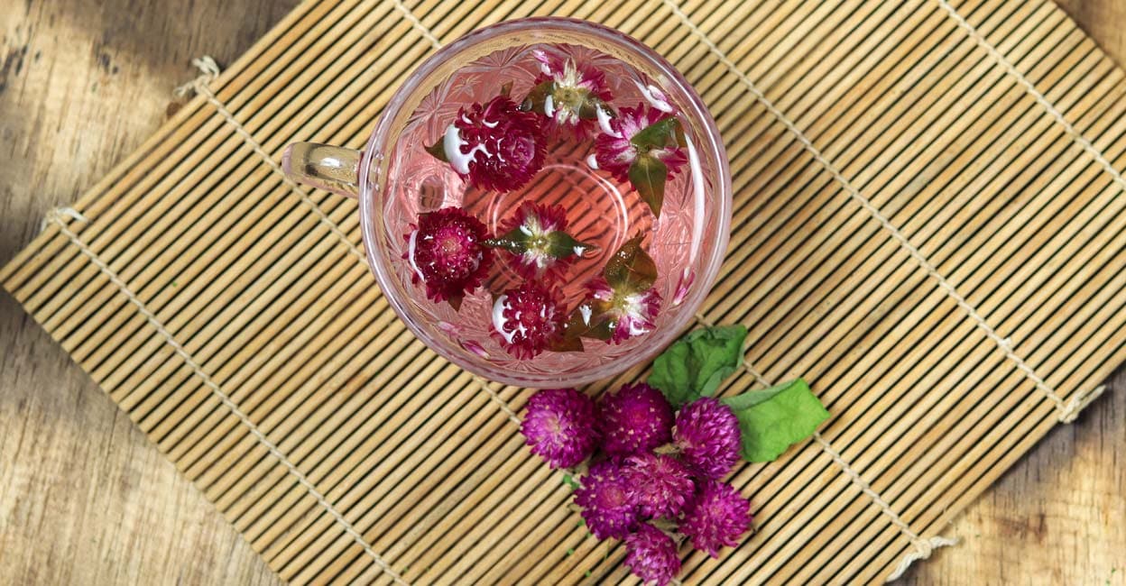 Grab a bunch of Vadamalli from your garden and make this pretty pink tea