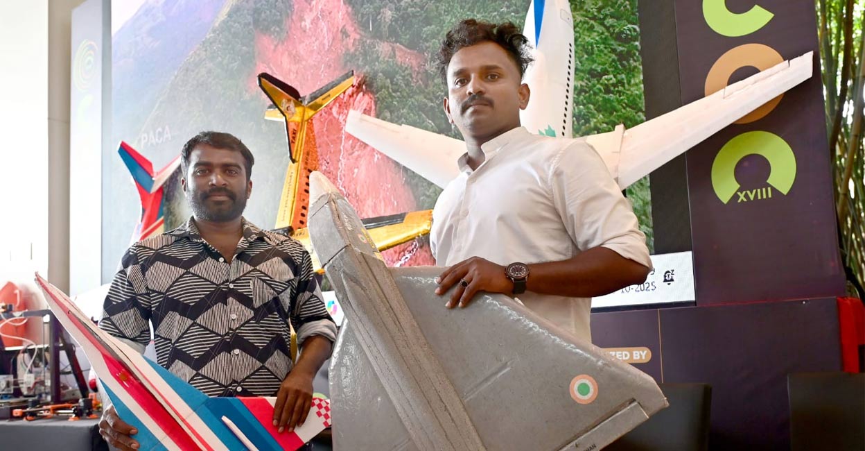 Kudumbashree drone pilots, remote-controlled plane makers wow visitors at c0c0n 2025 ...