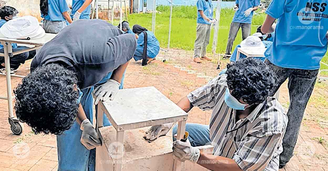 NSS volunteers restore defunct equipment at Nalloornad Cancer Centre in ...