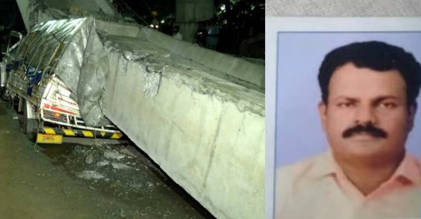 Driver killed as girders of under-construction flyover collapse in ...