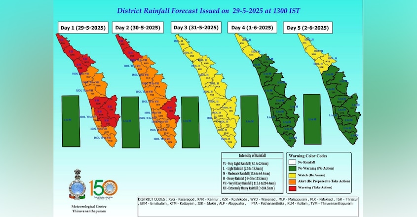 Kerala rain: Holiday for educational institutions in 9 districts ...