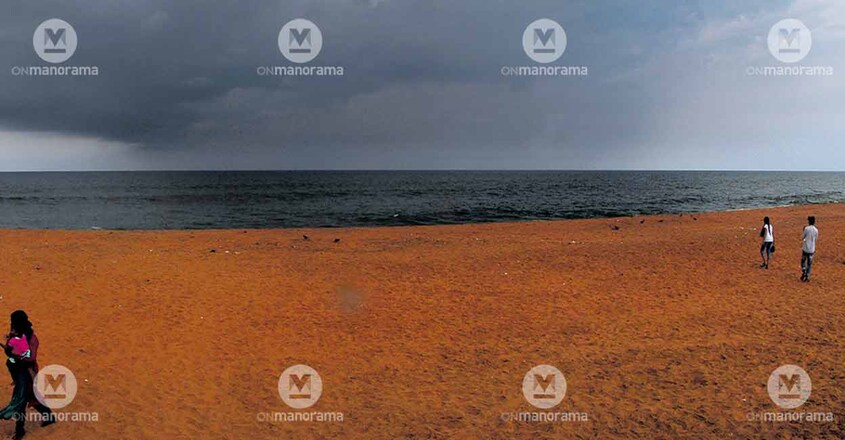 Shangumukham beach disappears completely as waves advance towards ...