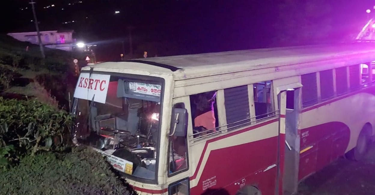 9 injured after KSRTC bus crashes into roadside embankment in Idukki | Kerala News | Onmanorama