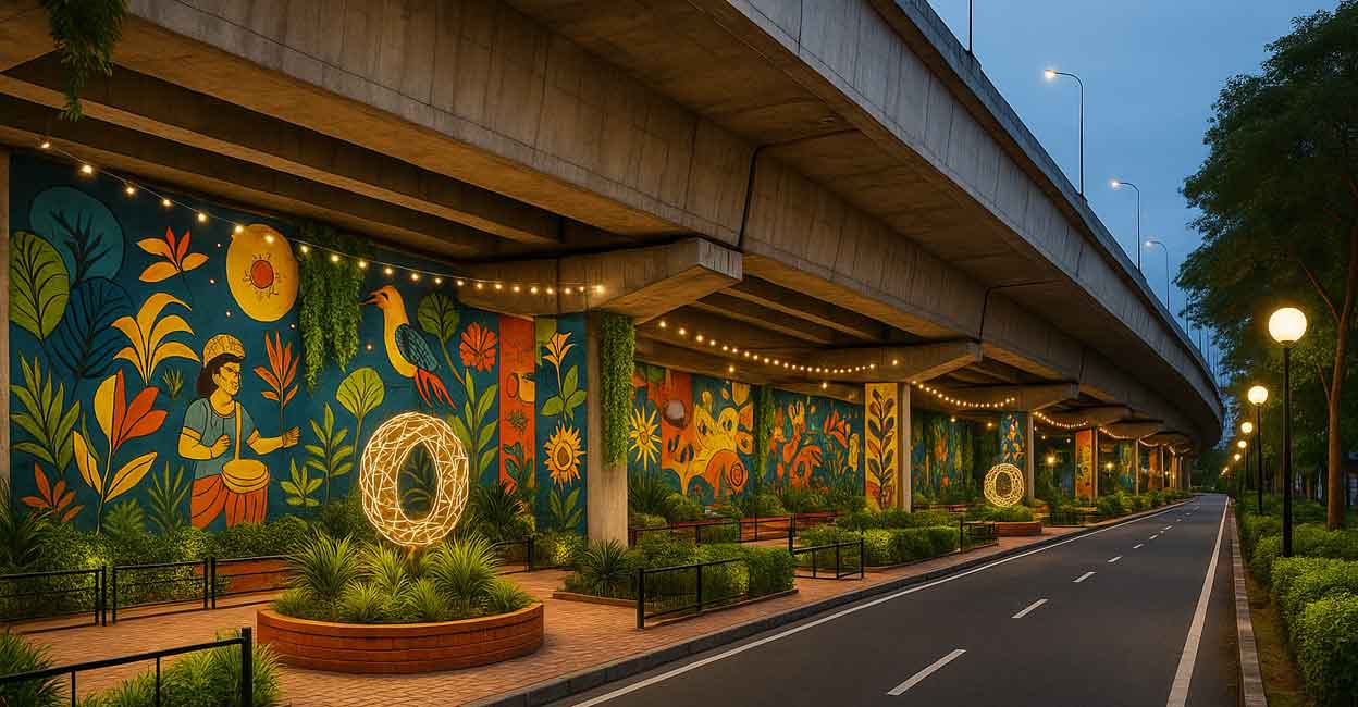 Modelled on Delhi & Mumbai, space under Chackai-Enchakkal flyover in TVM to get a makeover at ₹6 ...
