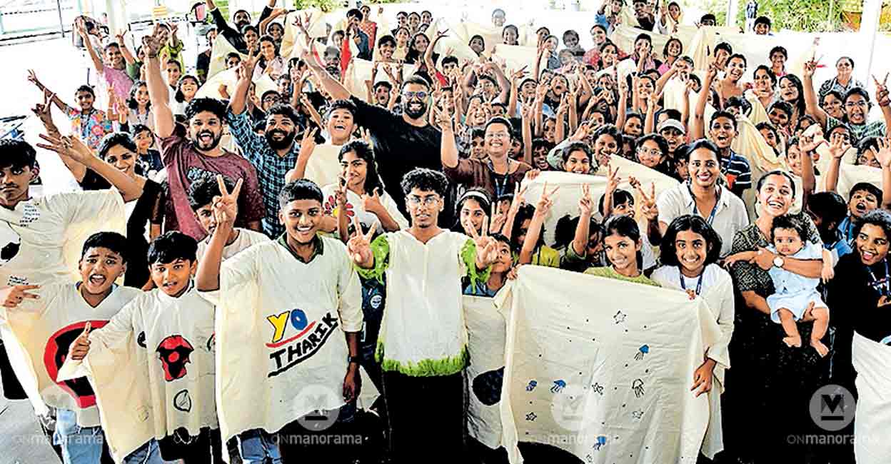 Puthuppally school students design and stitch handmade overcoats for ...