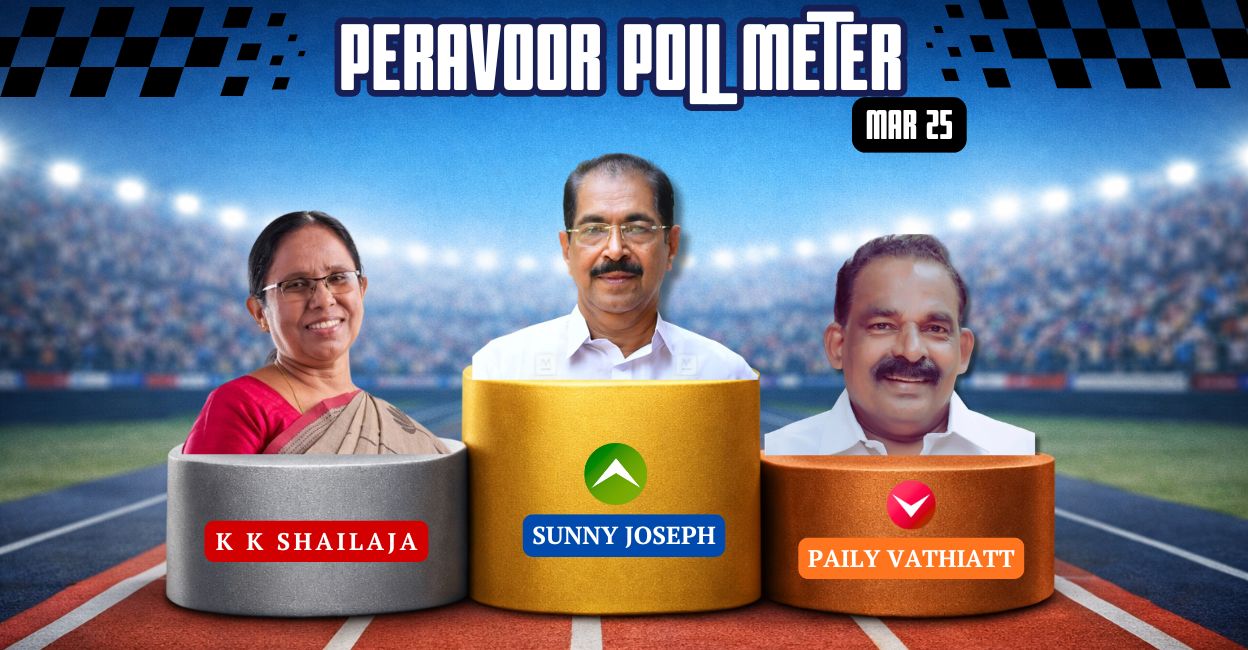 It's advantage Sunny Joseph in Peravoor against a struggling Shailaja ...