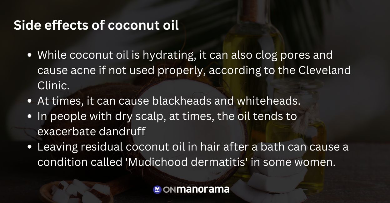 Is coconut oil harmful for scalp health? Fact check | Health | Onmanorama