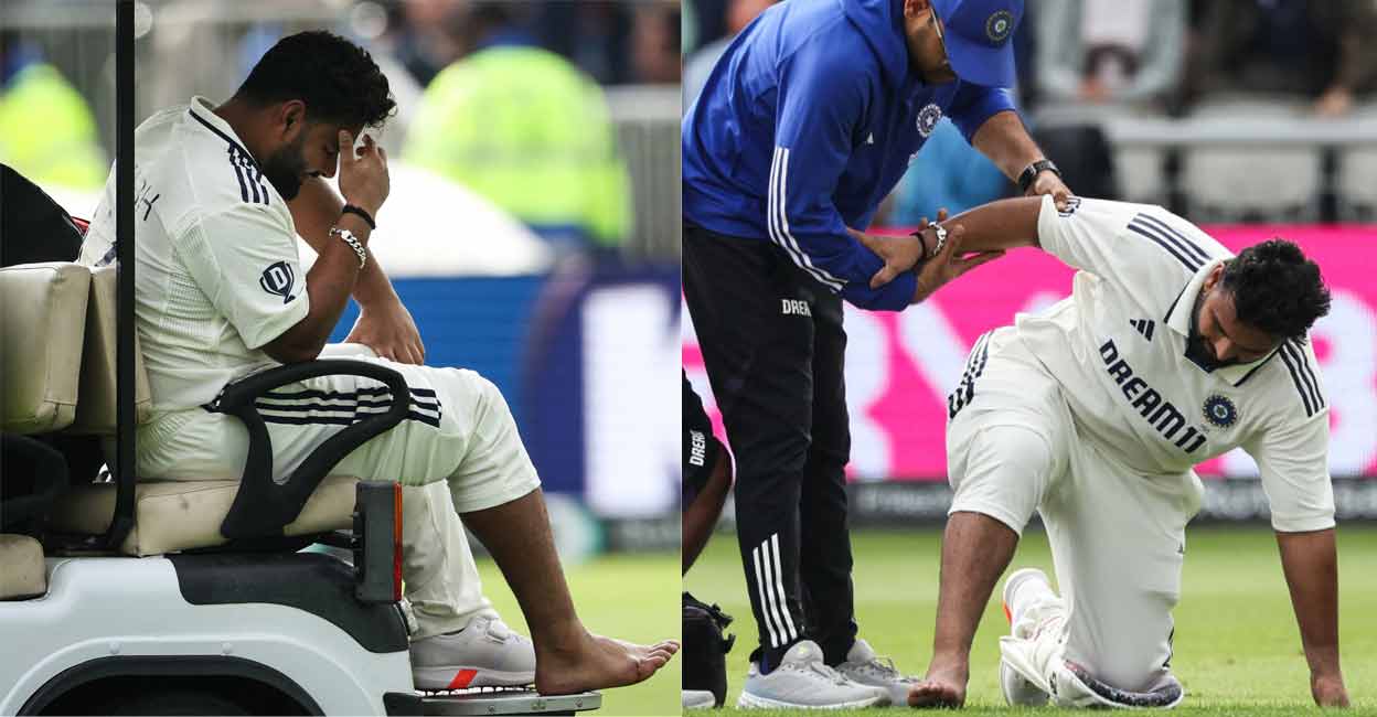 Rishabh Pant’s foot severely injured, metatarsal fracture suspected ...