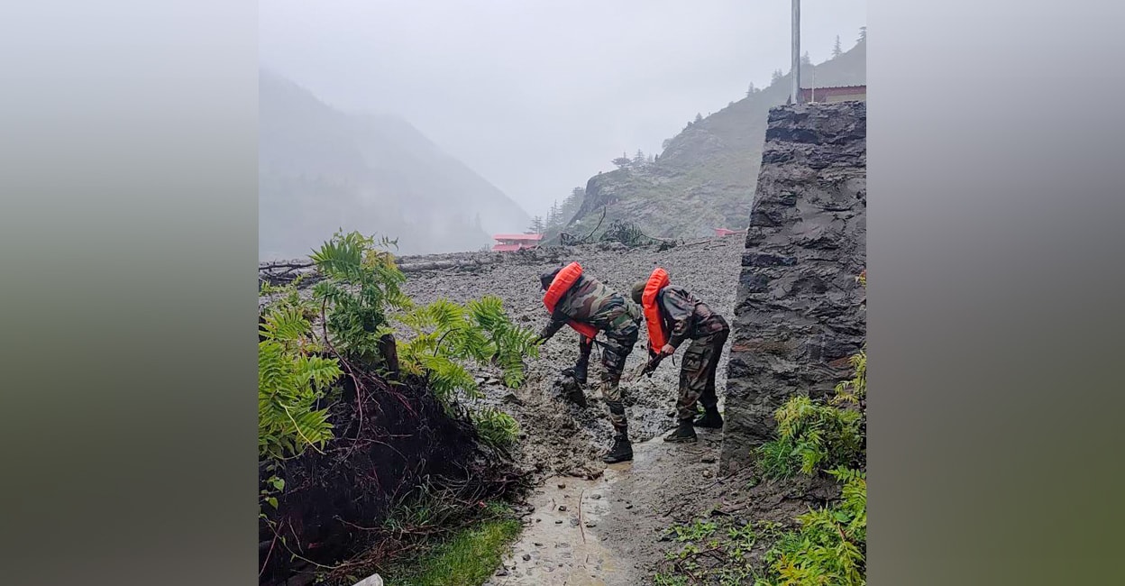 Uttarakhand cloudburst: At least 4 dead, 1 body retrieved, 60 missing as army leads rescue in ...