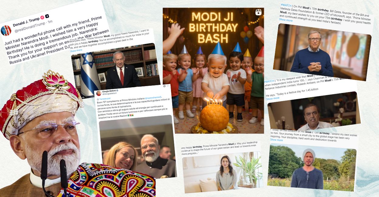 From AI ‘Birthday Bash’ with world leaders to Trump’s call, PM Modi ...