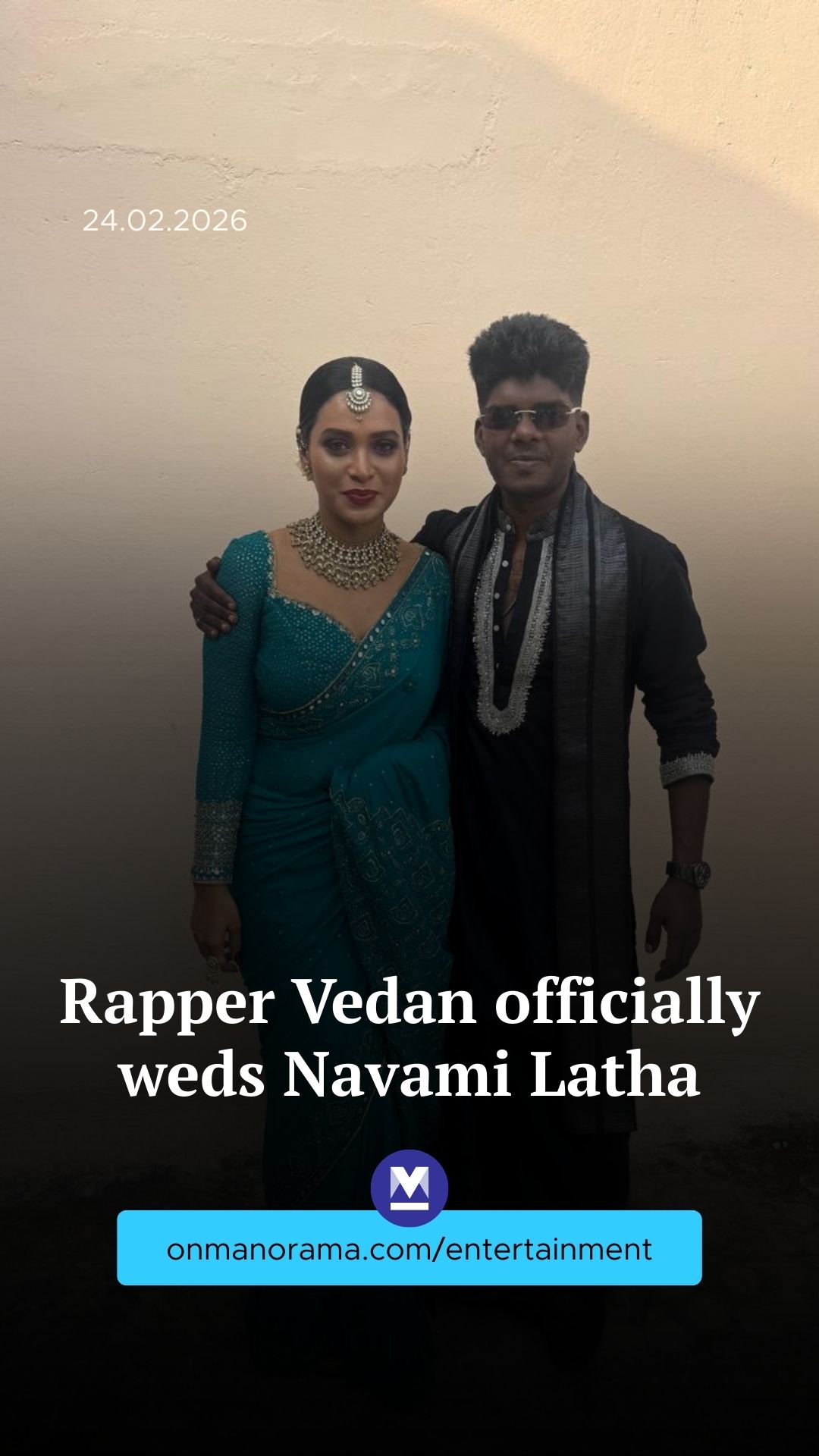 Rapper Vedan officially weds Navami Latha | Entertainment News | Onmanorama