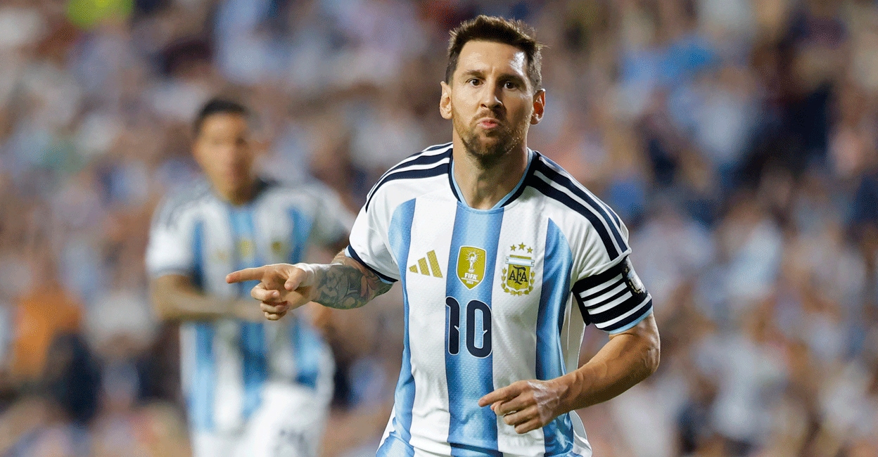 Ice in his veins! Messi scores 2 minutes after coming on in Argentina's ...