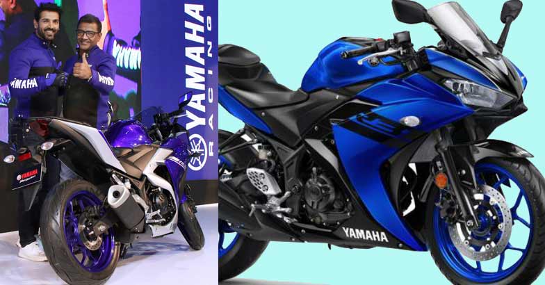 John Abraham's 'Dhoom' act at Auto Expo | Video | Yamaha | R3 | John ...