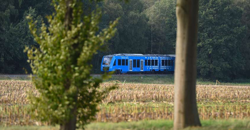 Germany rolls out world's first hydrogen train | Video | Train | Fast ...