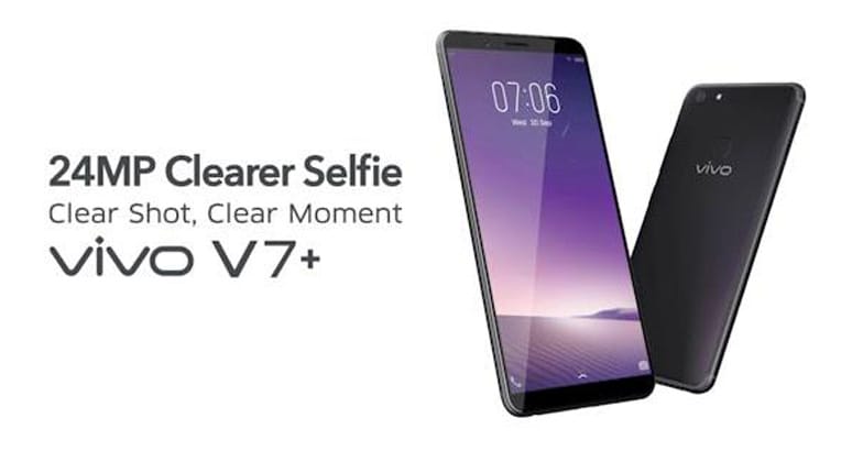 Vivo V7+ with 24MP selfie camera, edge-to-edge display in India at Rs 21,990 | Vivo V7 ...