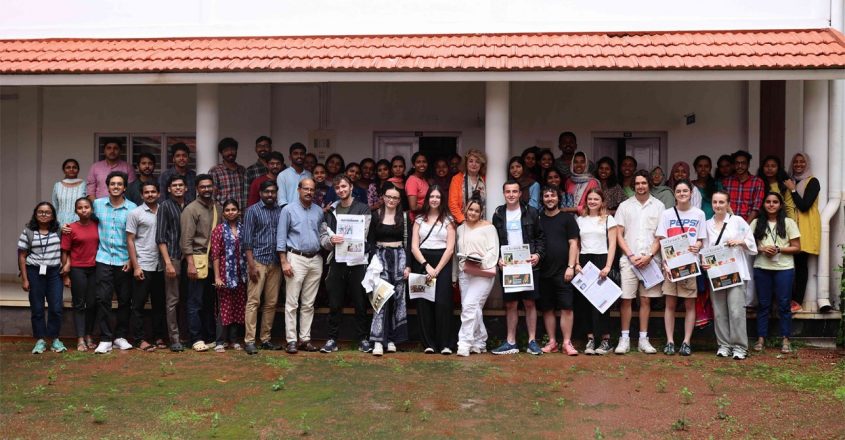 Students from the UK visit Calicut University