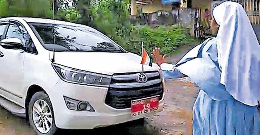 Elephant menace: nun ambushes minister's car with complaints | Palakkad ...