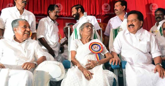 Veteran Communist leader and former Kerala minister KR Gouri Amma laid ...