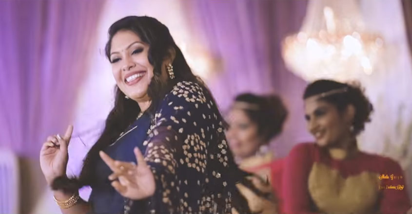 This dance number by a bride-to-be on betrothal is too hilarious ...