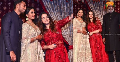 Lal drums up a frenzy at daughter's engagement | Photos | Lal | Monica ...