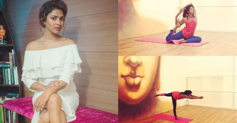 With hot yoga pose, Amala Paul rakes up controversy | Amala Paul ...