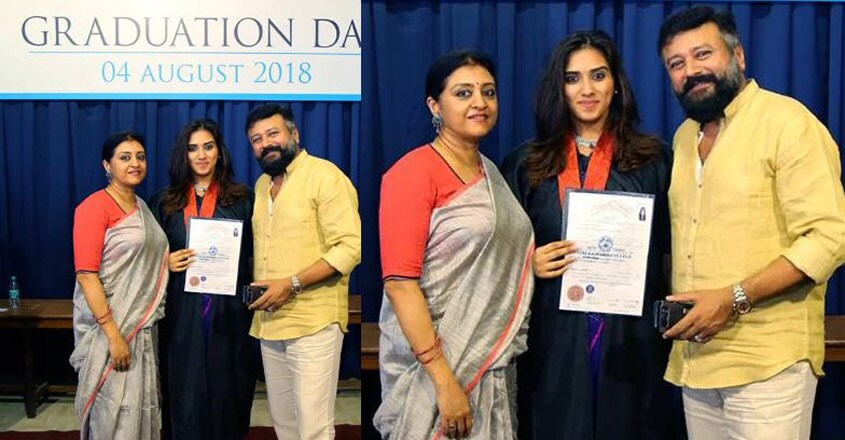 Proud parents Jayaram and Parvathy cheer Chakki's success | Malavika ...