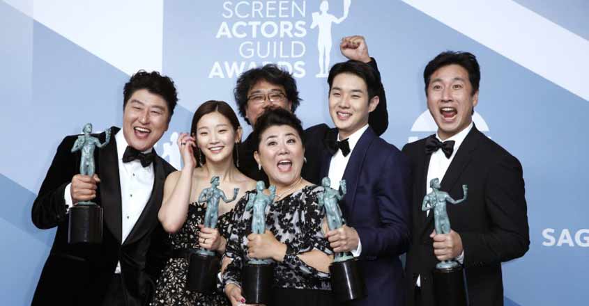 Parasite wins big at SAG awards, boosting Oscar chances | film news ...