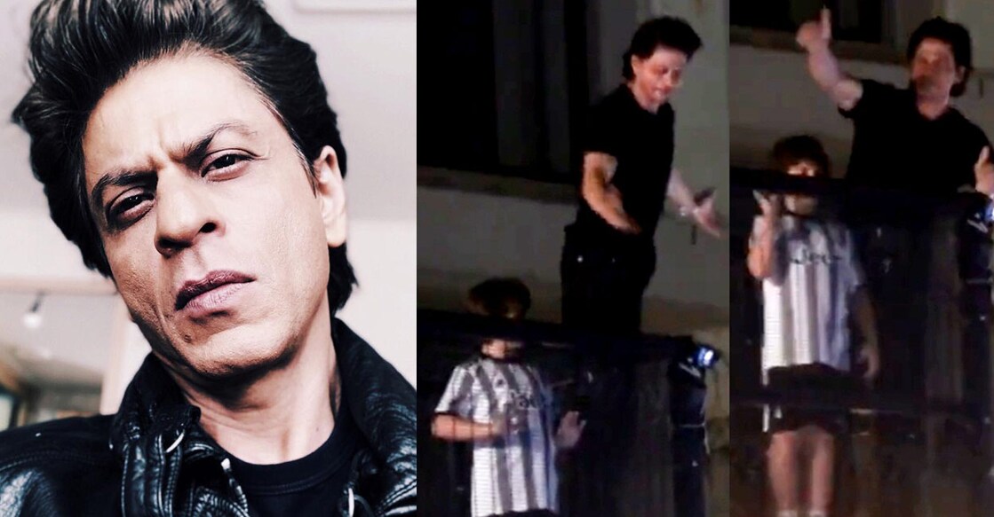 57th birthday: Shah Rukh Khan greets fans from balcony at midnight ...