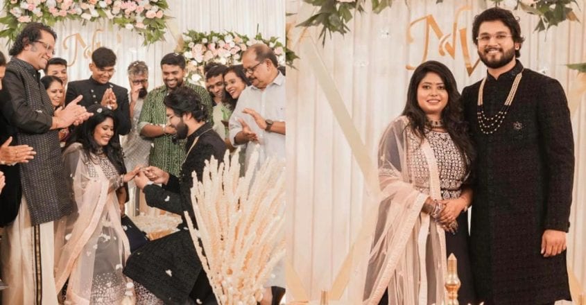 Actor Hareesh Peradi's son gets engaged. Marriage to be held next year ...