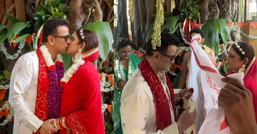 Actors Ronit Roy-Neelam renew marital vows, perform wedding rituals ...