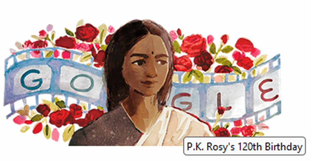 Google honours Malayalam's first female actor, PK Rosy, who was chased out of Kerala
