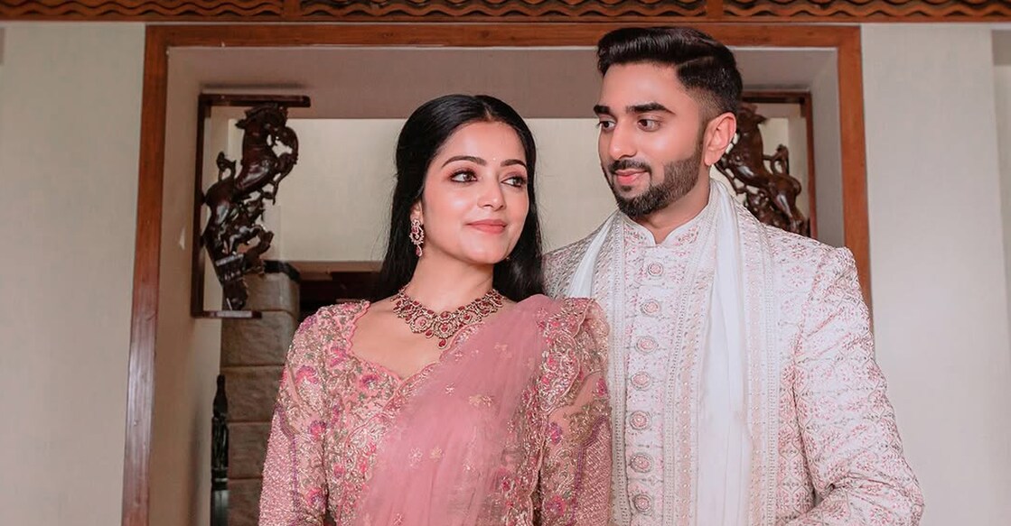 Actor Janani Iyer announces engagement, shares photos with fiance Sai Roshan | Onmanorama