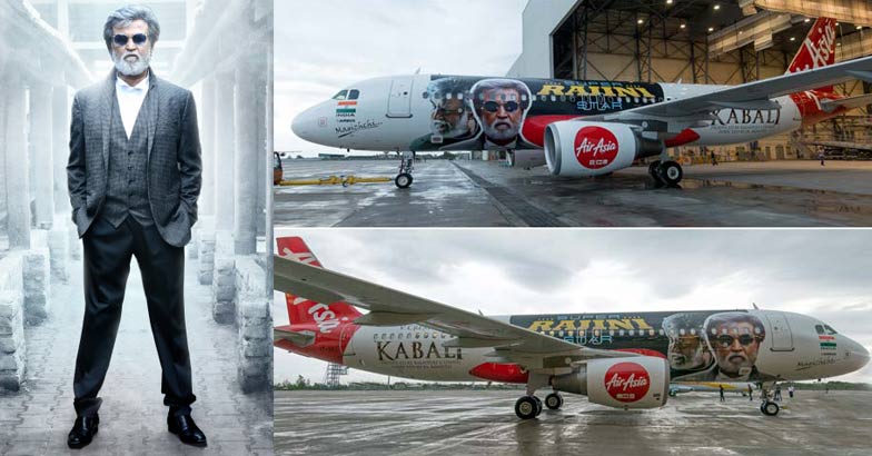 Here's the 'Kabali-special' plane you've been waiting to see | AirAsia ...
