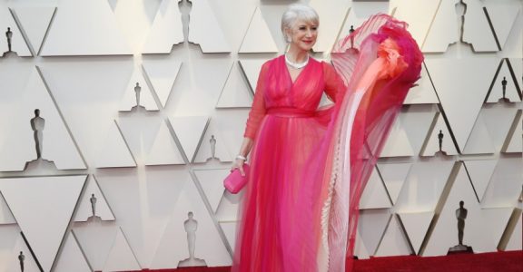 Red, pink and Oscar gold take a twirl in tulle down red carpet
