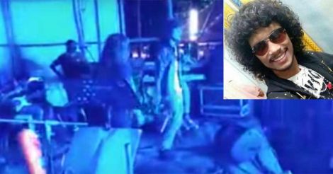 Young Malayali singer collapses on stage, critical | Video | Shanawaz ...