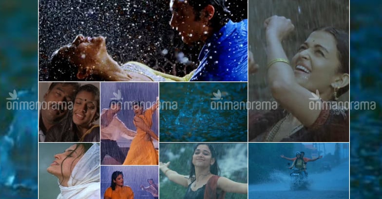 10 songs romancing the reel rain! | monsoon songs | rain songs | rain ...