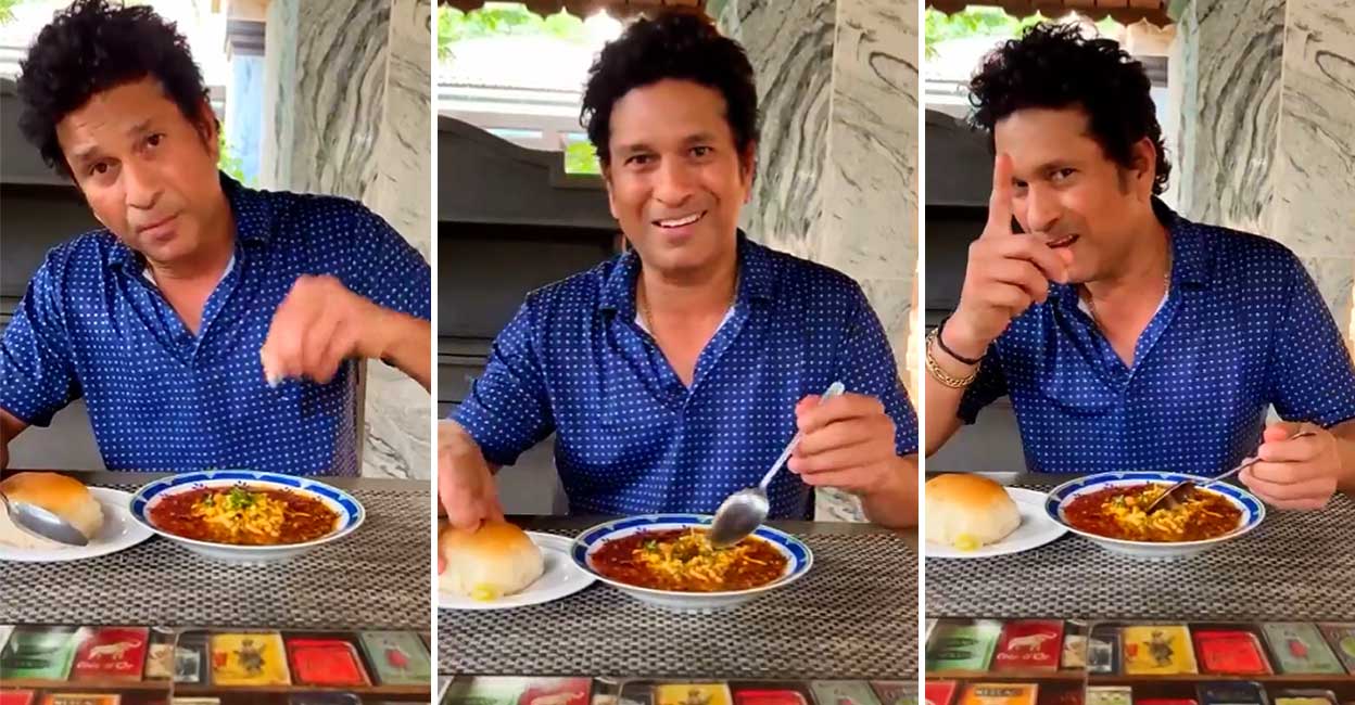 Sachin Tendulkar expresses his love for misal pav in latest video ...