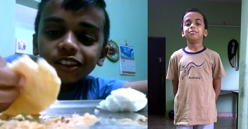 Young Ryan's food review vlog goes viral | Kerala | Cooking | Video ...