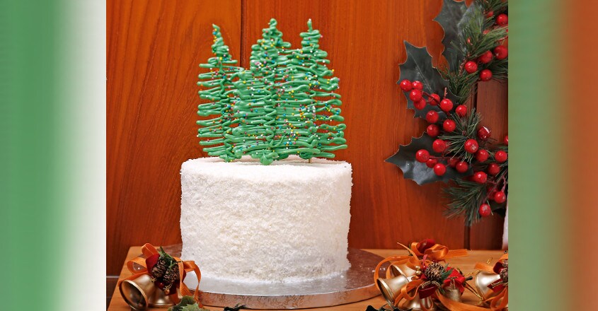 Lemon coconut layered cake | Christmas cakes | Desserts