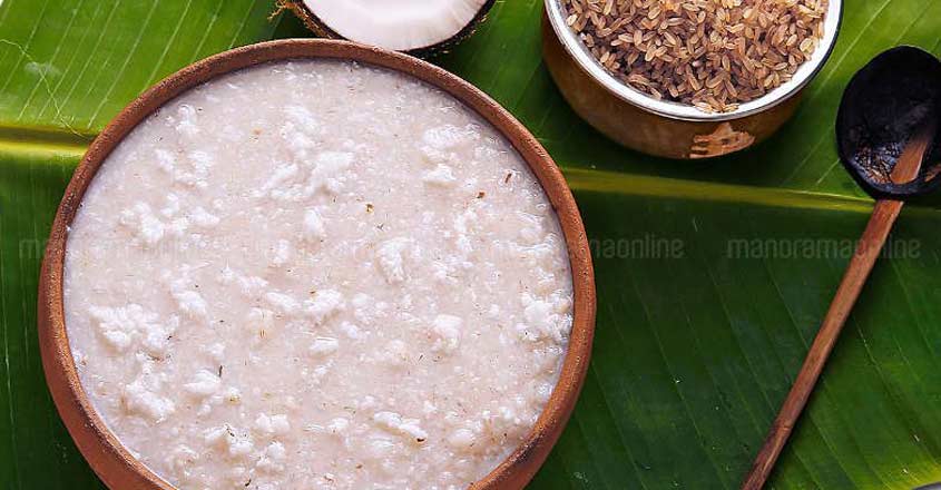 Easy-to-make healthy coconut kanji | Rice gruel | Kanji | Porridge ...