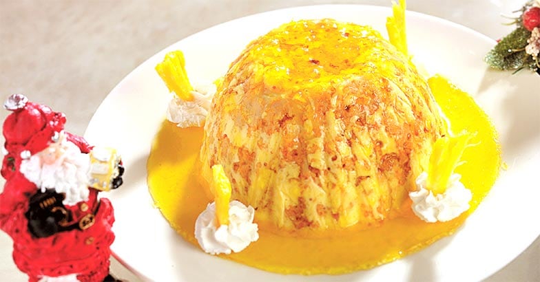 Pineapple mousse