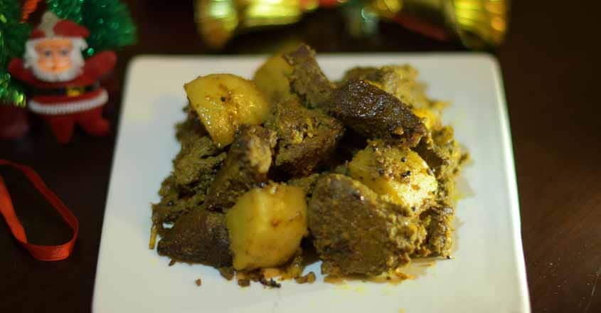 Meat pattichu varathathu | Kerala Recipes | Mrs K M Mathew | Food ...