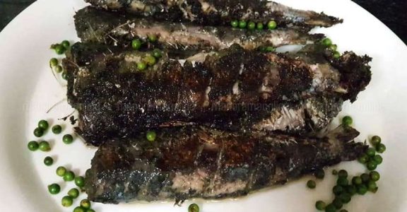 Green pepper mathi fry | Sardines | Fish Fry | Green pepper | Kerala ...