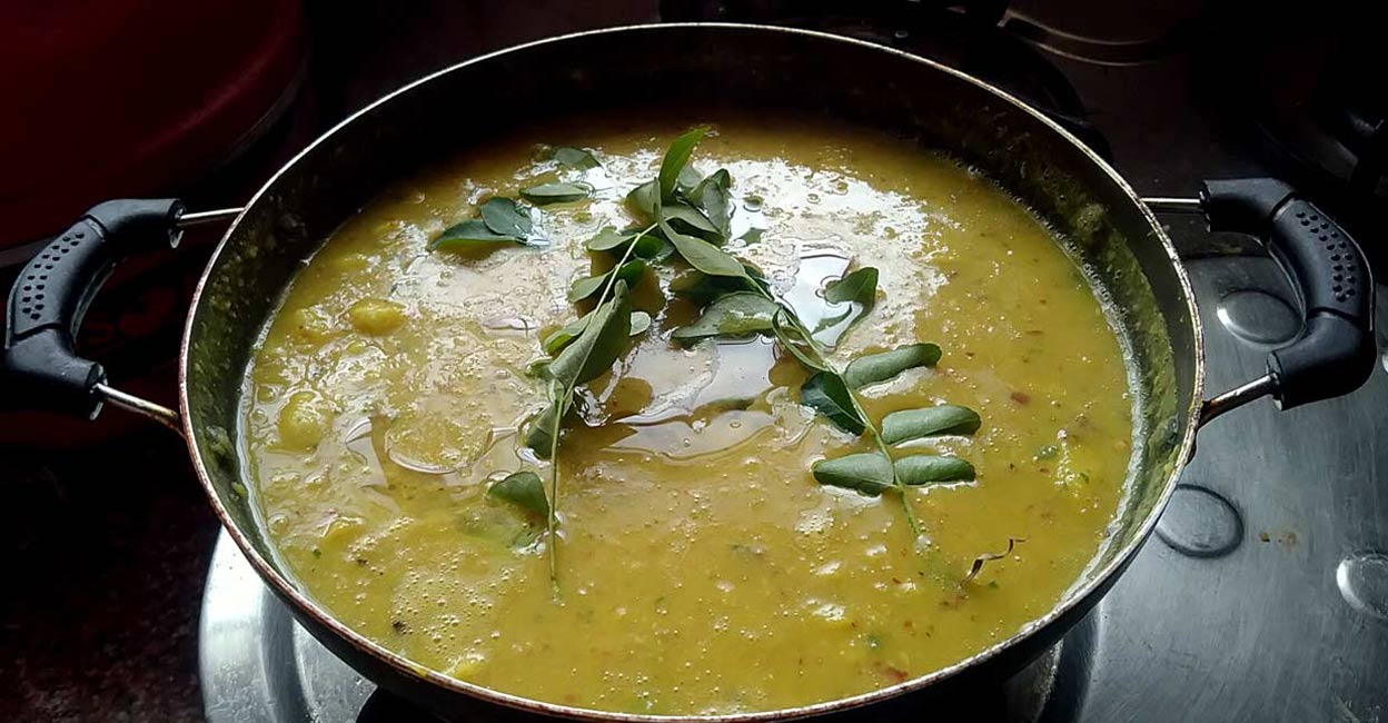 Tasty taro curry