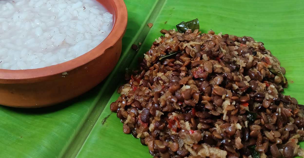 Muthira puzhukku to go with a steaming bowl of kanji