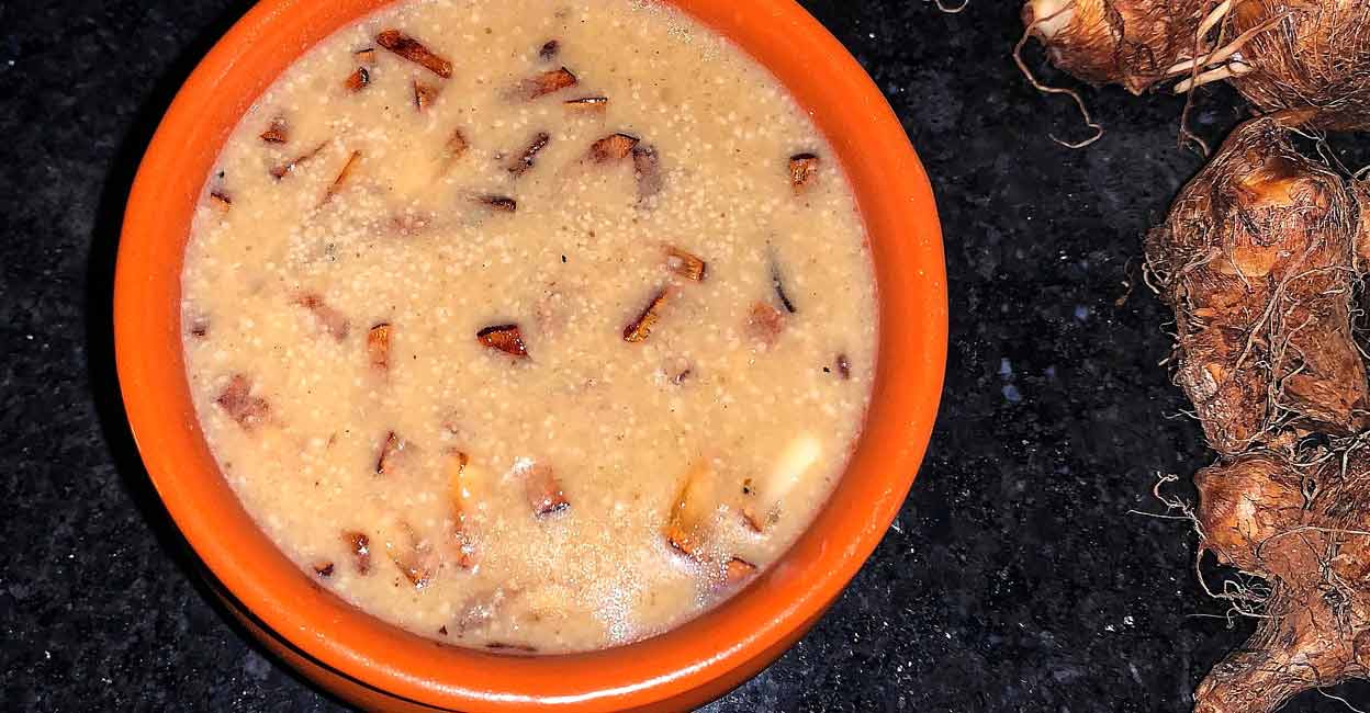 Onam special colocasia payasam