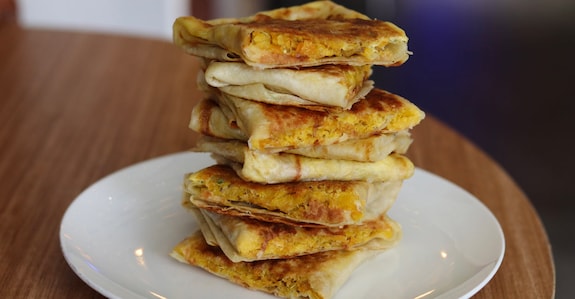 ceylon stuffed paratha